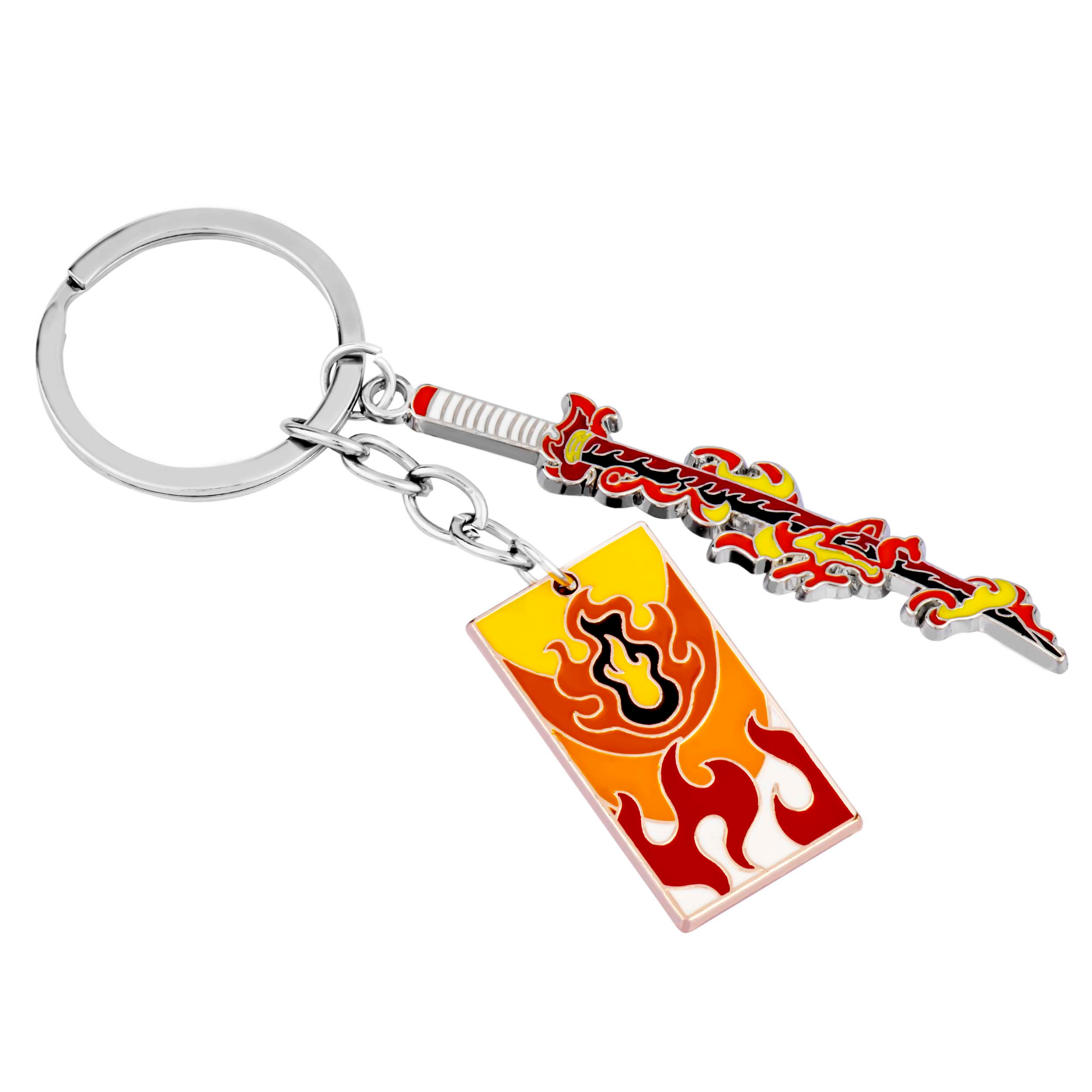 Rengoku Sword & Charm – Weeb Keychains
