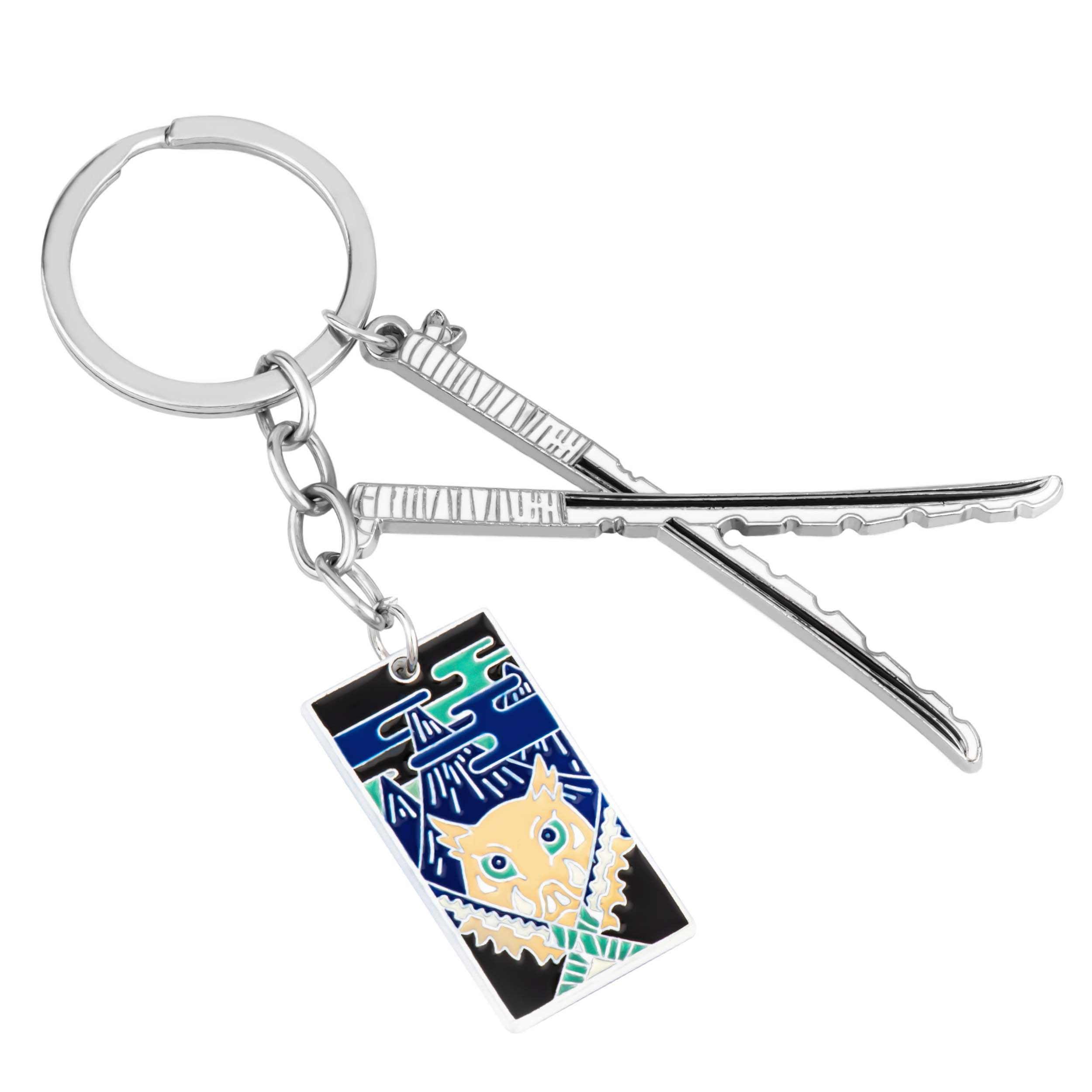 Inosuke Sword & Charm – Weeb Keychains