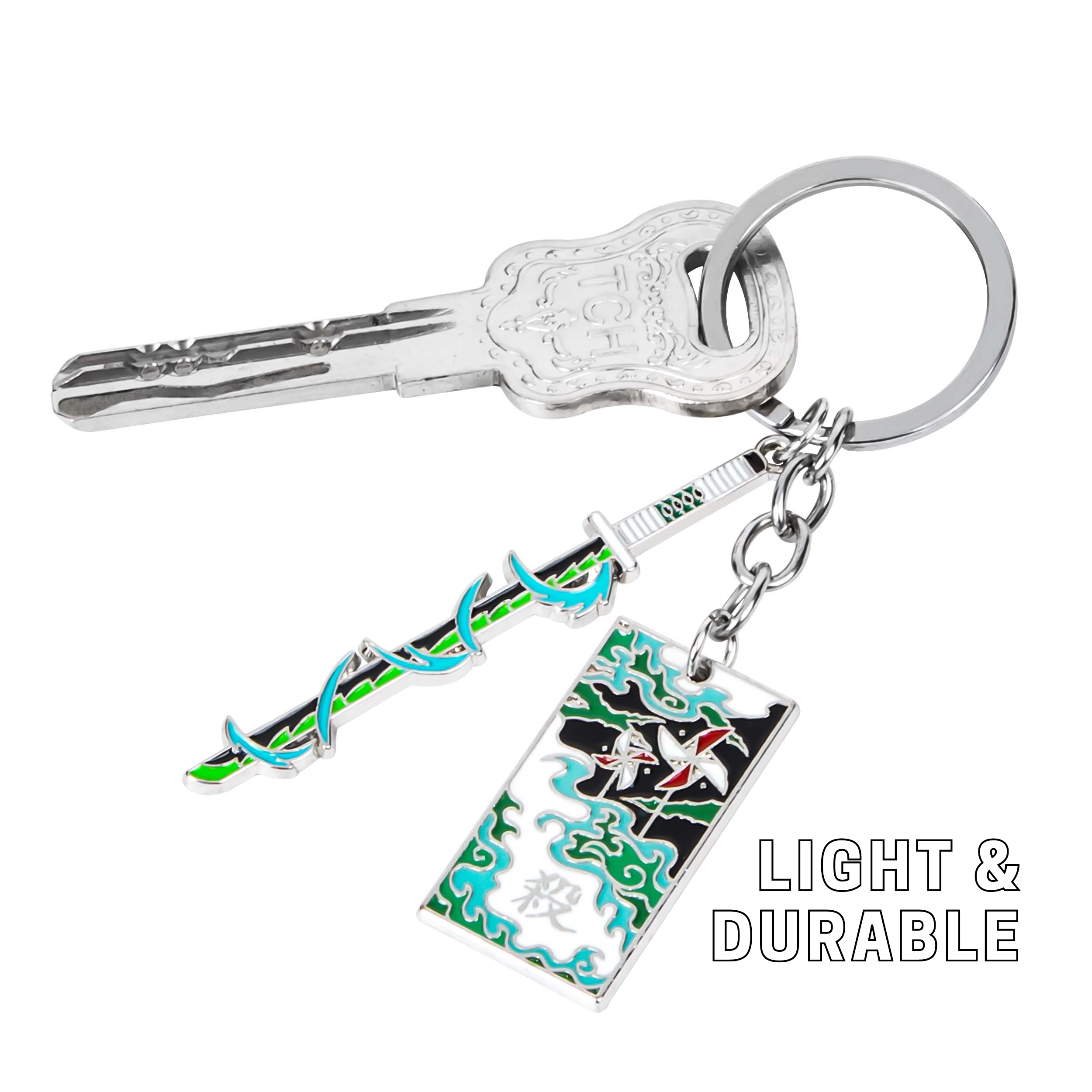 Sanemi Sword & Charm – Weeb Keychains